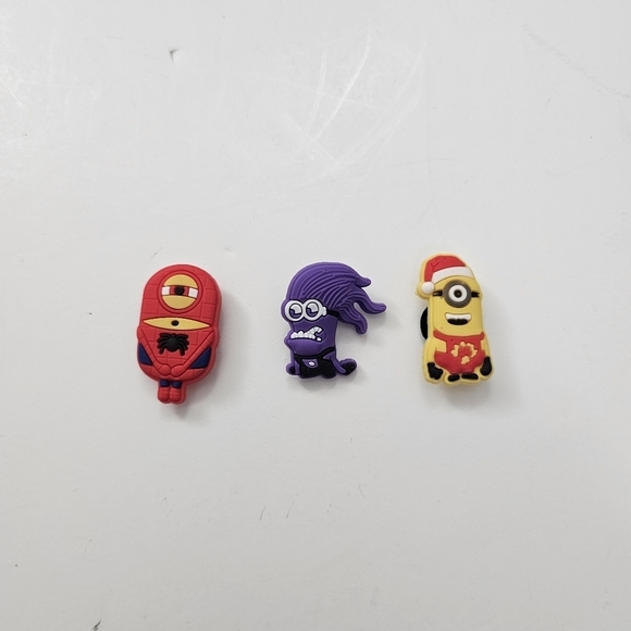 CROCS | Accessories | Crocs Jibbitz Style Shoe Charms 3 Minions Themed ...